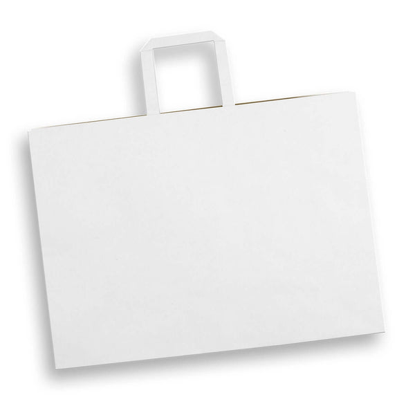 Extra Large Flat Handle Paper Bag Landscape | AbrandZ Corporate Gifts