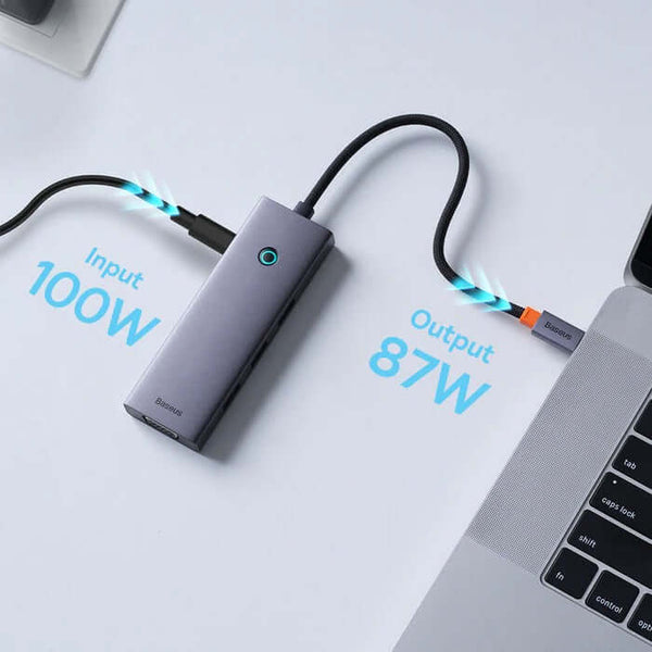 Baseus 7 in 1 Triple-Display Hub - Ultimate USB C Dock - AbrandZ