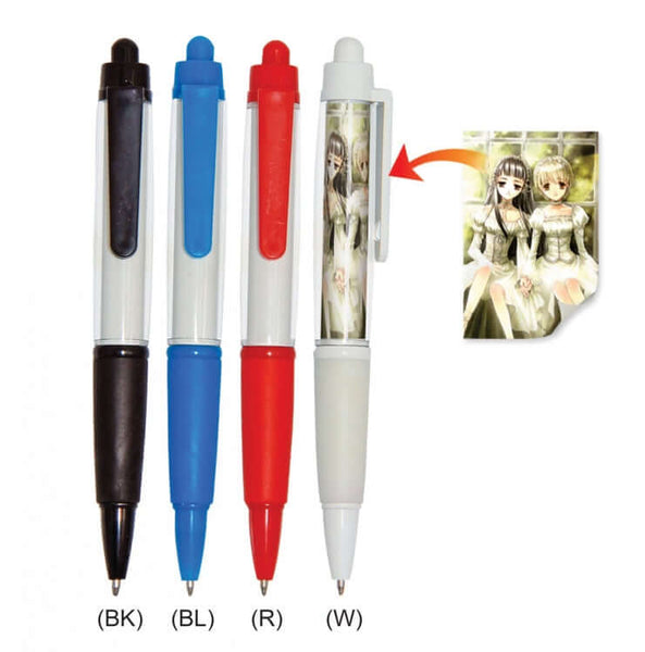 Plastic Pen with Paper Insert | AbrandZ Corporate Gifts