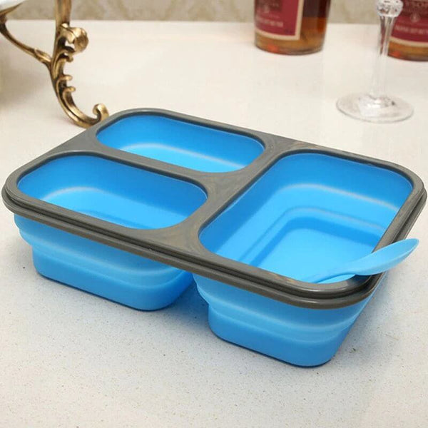 AbrandZ: Silicone Collapsible Portable Lunch Box - AbrandZ