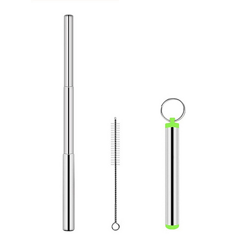 Portable Stainless Steel Eco Friendly Telescopic... - AbrandZ