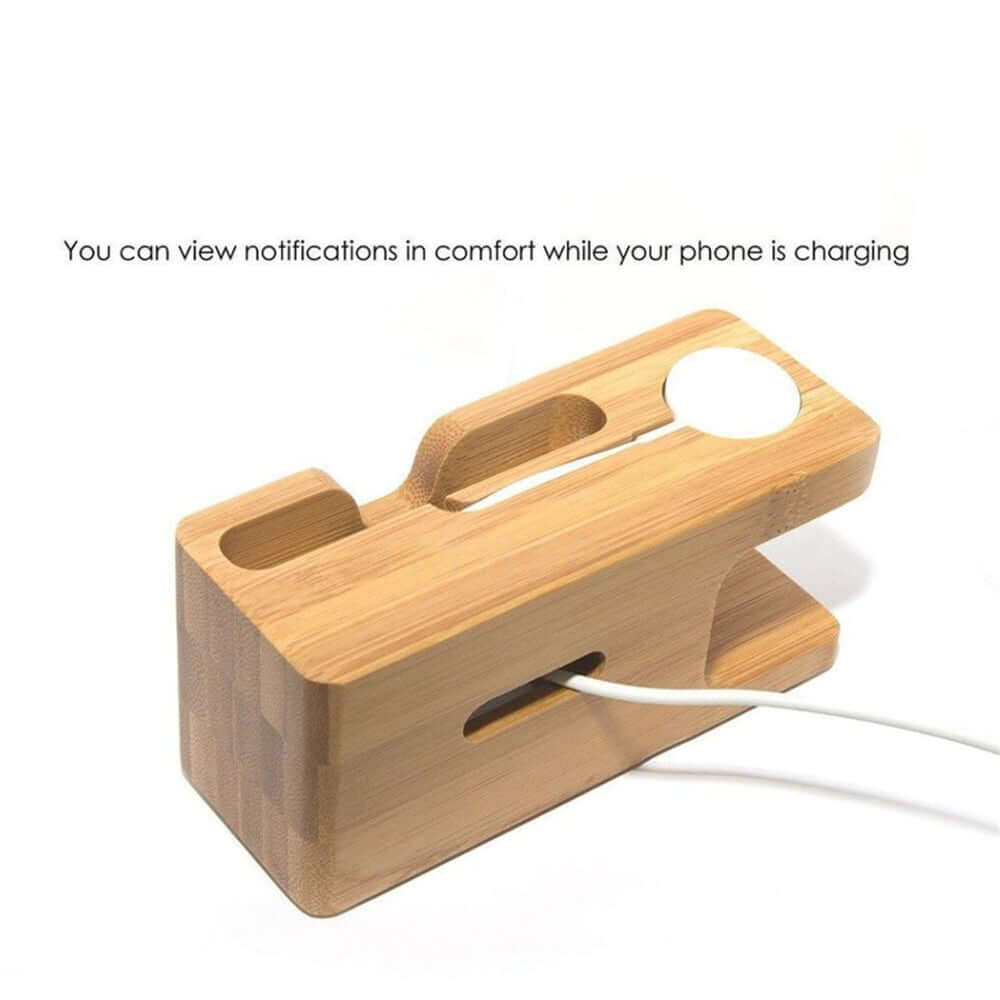 Multifunction Wood Phone Stand - AbrandZ - AbrandZ