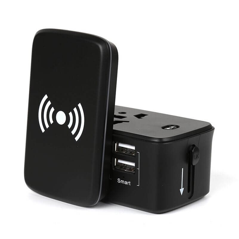 Travel Adaptor with Wireless Charging - AbrandZ